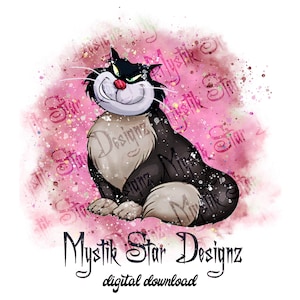 Lucifer Cats PNG | Cinderella Cat PNG | Digital Download PNG ...