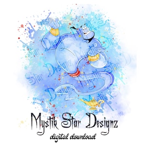 Princess Jasmine Genie PNG | Genie Friend PNG | Digital Download PNG ...
