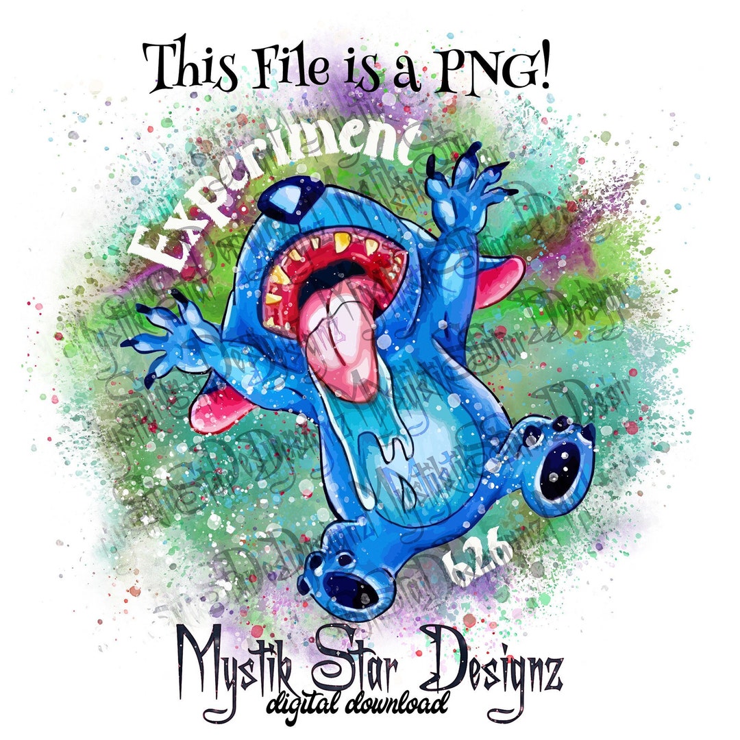 Stitch Experiment 626 PNG | Naughty Stitch PNG | Digital Download PNG ...