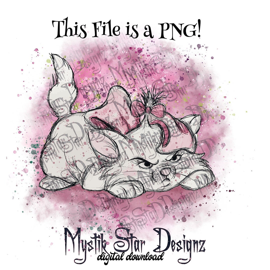 Cute French Cat PNG | Cute Marie Cat PNG | Digital Download PNG ...