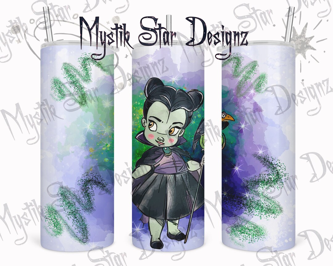 Baby Maleficent Wrap | 20oz Magic Maleficent Wrap | Magic Villain Wrap ...
