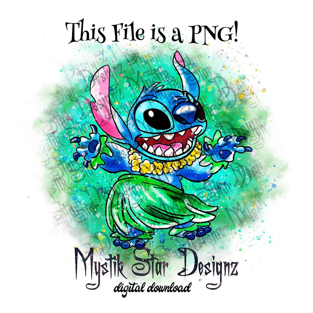 Cute Stitch PNG Dancing Stitch PNG Digital Download PNG Commercial Use ...