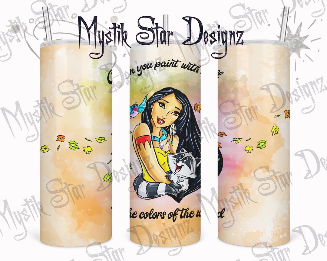 Pocahontas Princess Wrap | 20oz Magic Pocahontas Wrap | Magic Mermaid ...
