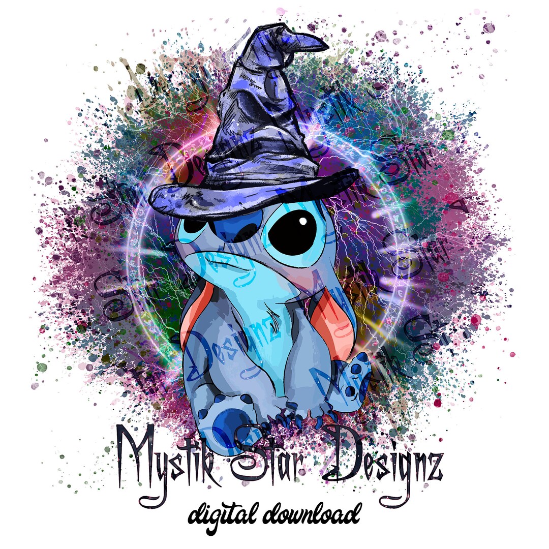 Magic Stitch PNG |stitch Wizard PNG | Digital Download PNG | Commercial ...