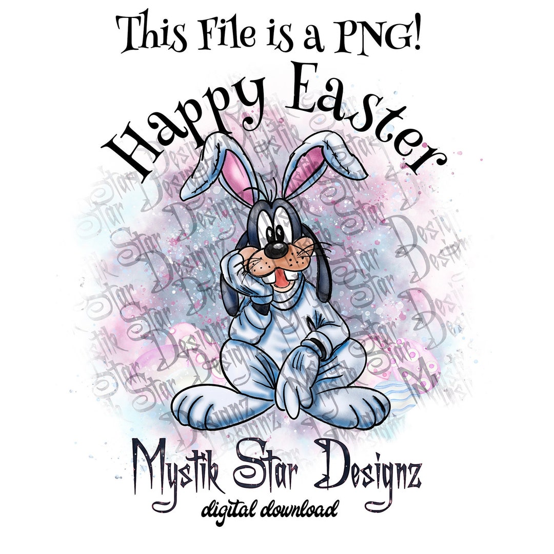 Goofy Bunny PNG Easter Goofy PNG Digital Download PNG Commercial Use - Etsy