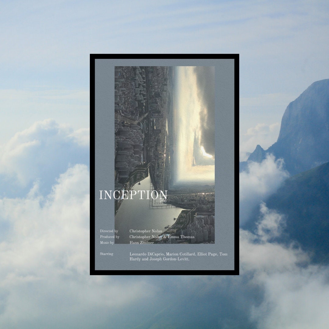 Inception Movie Poster-film Poster-printable-instant Download-poster ...