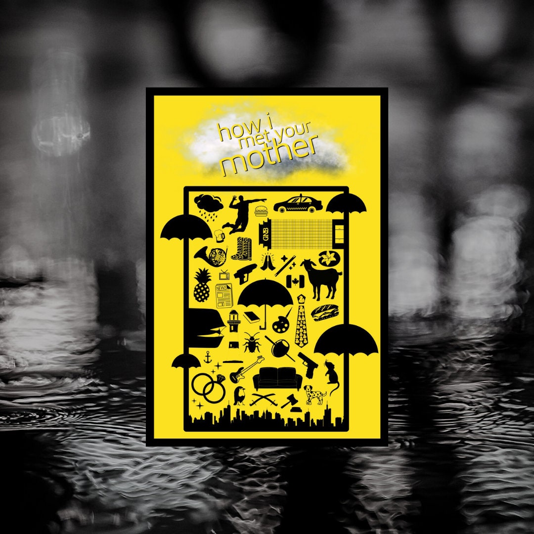 How I Met Your Mother Poster-tv Show Poster-wall Art Poster-printable ...