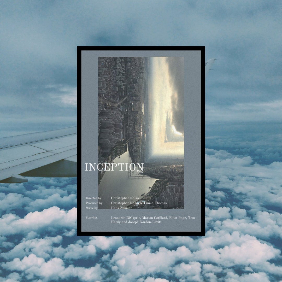 Inception Movie Poster-film Poster-printable-instant - Etsy