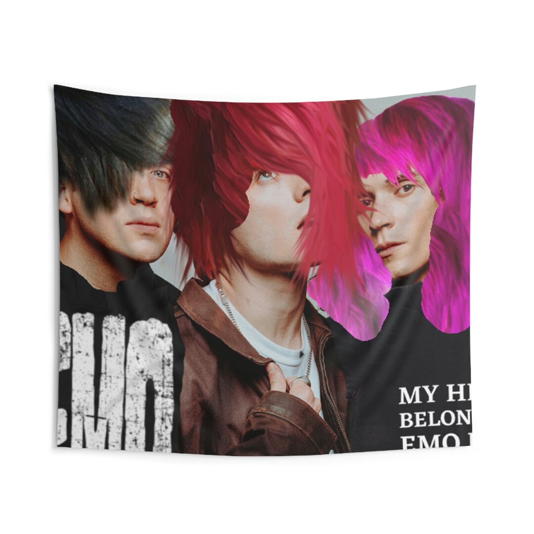 Emo Scene Queen Waterparks Indoor Wall Tapestries - Etsy
