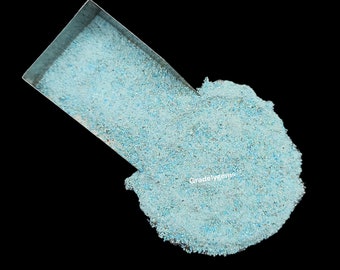Turquoise Crushed Raw Stone Powder Sky Blue Crushed Powder - Etsy