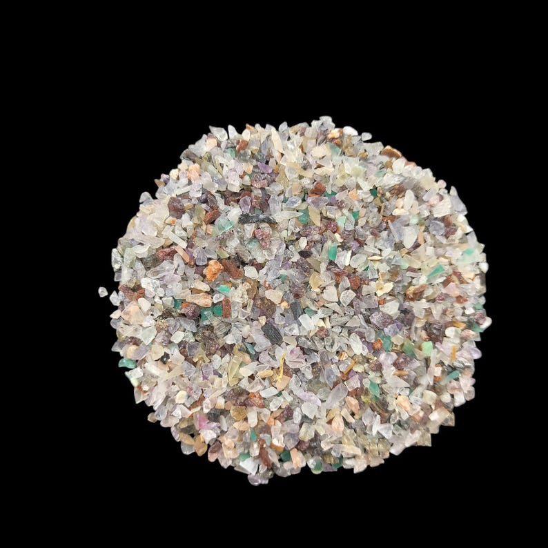 Crushed Natural Stone Mix for Resin Art and Home Decor - 1-3mm Coarse ...