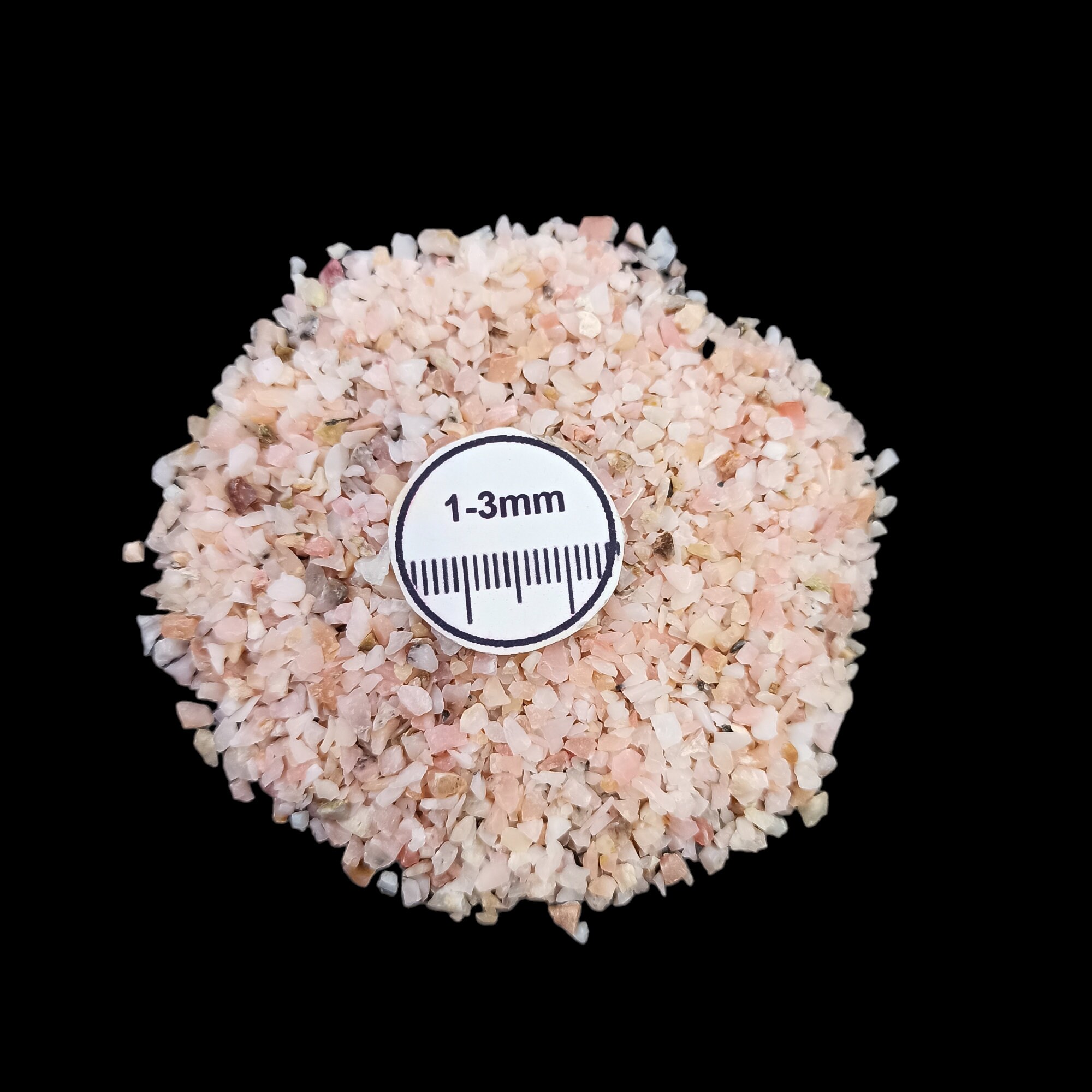 Coarse Gemstone Pink Opal Coarse Powder 1-3mm Ring Inlay Resin Art Use ...