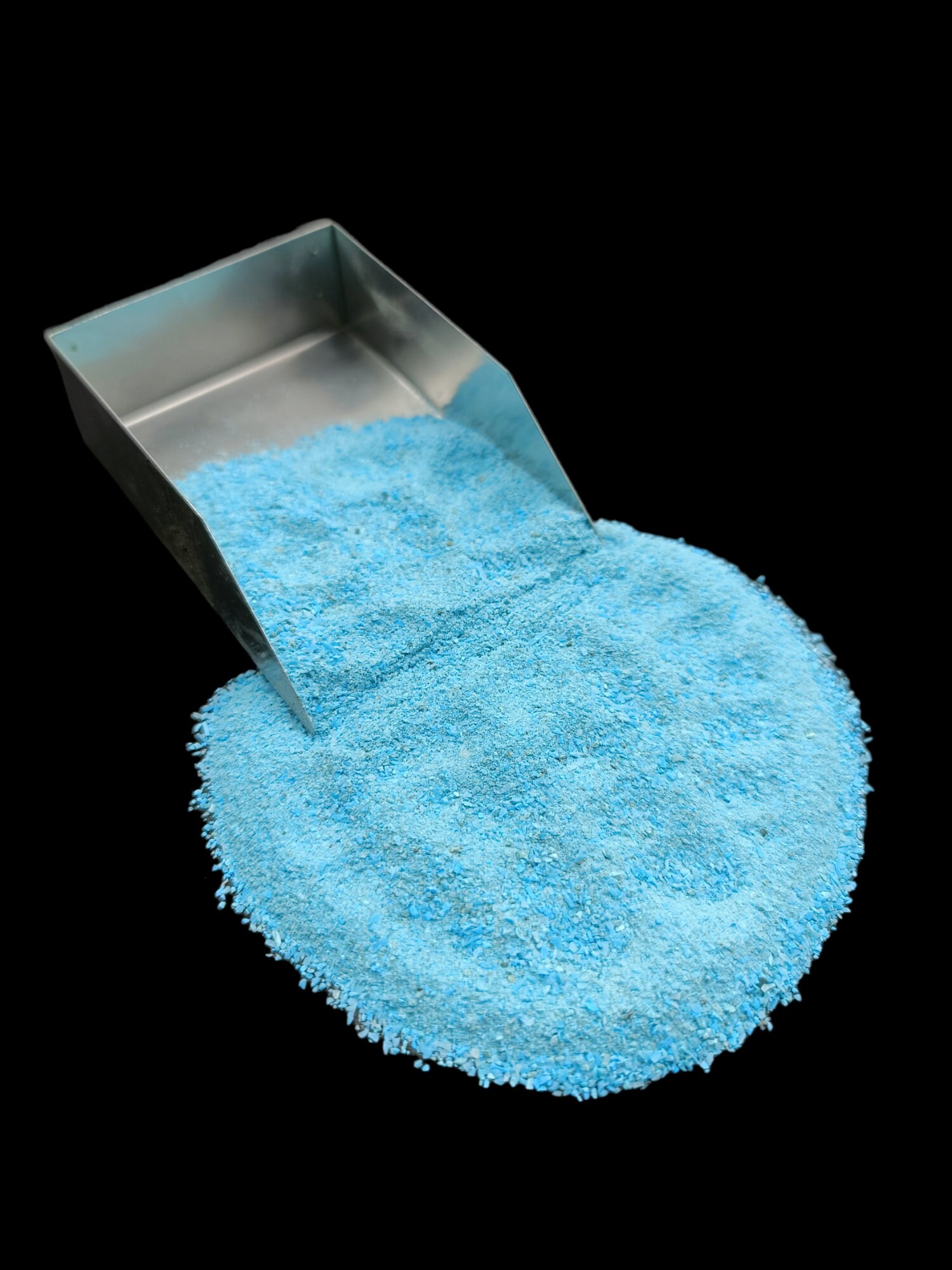 Turquoise Crushed Raw Stone Powder, Sky Blue Crushed Powder Great for ...