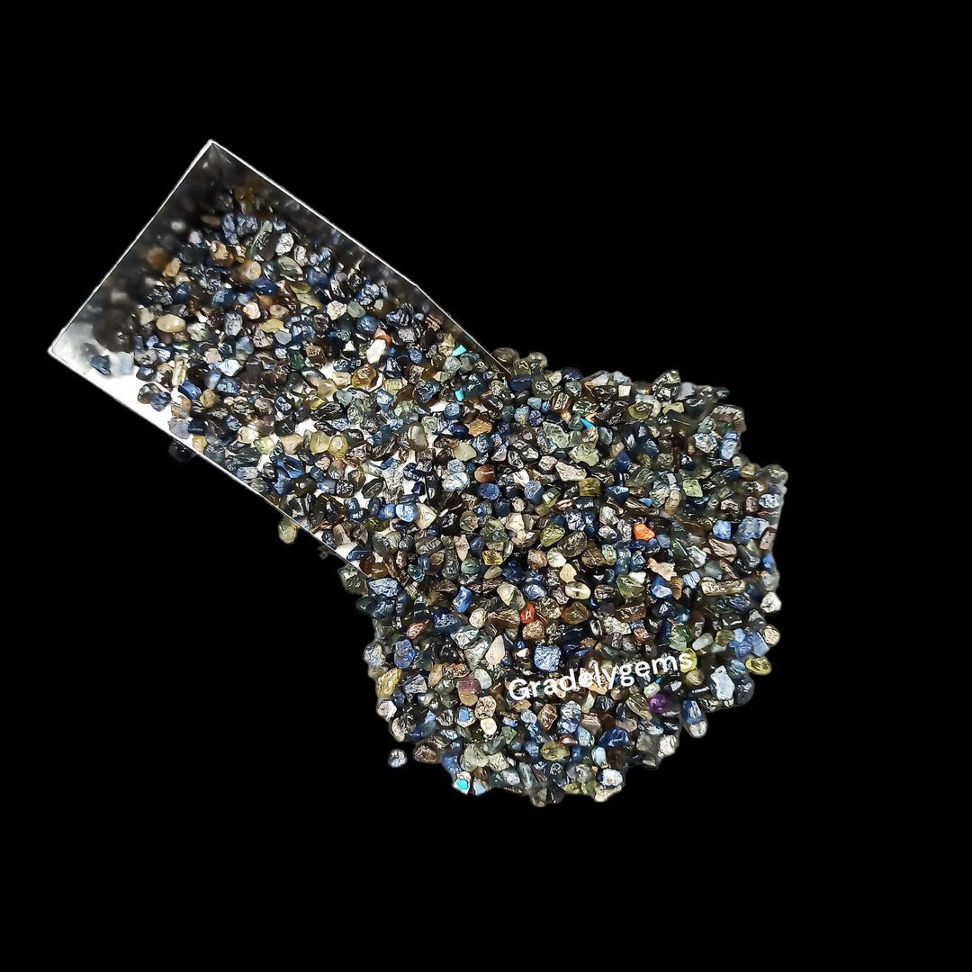 Natural Sapphire Crushed Gemstone Powder: 1-3mm Resin Art Inlay - Etsy