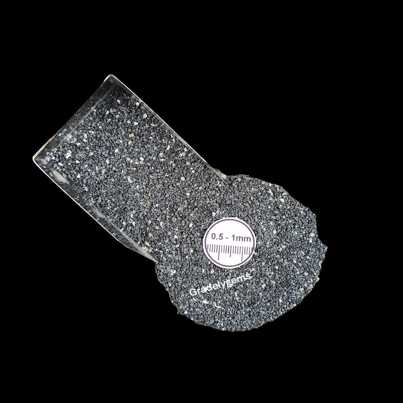 Natural Black Tourmaline Gemstone Crushed Powder For Woodworking ...