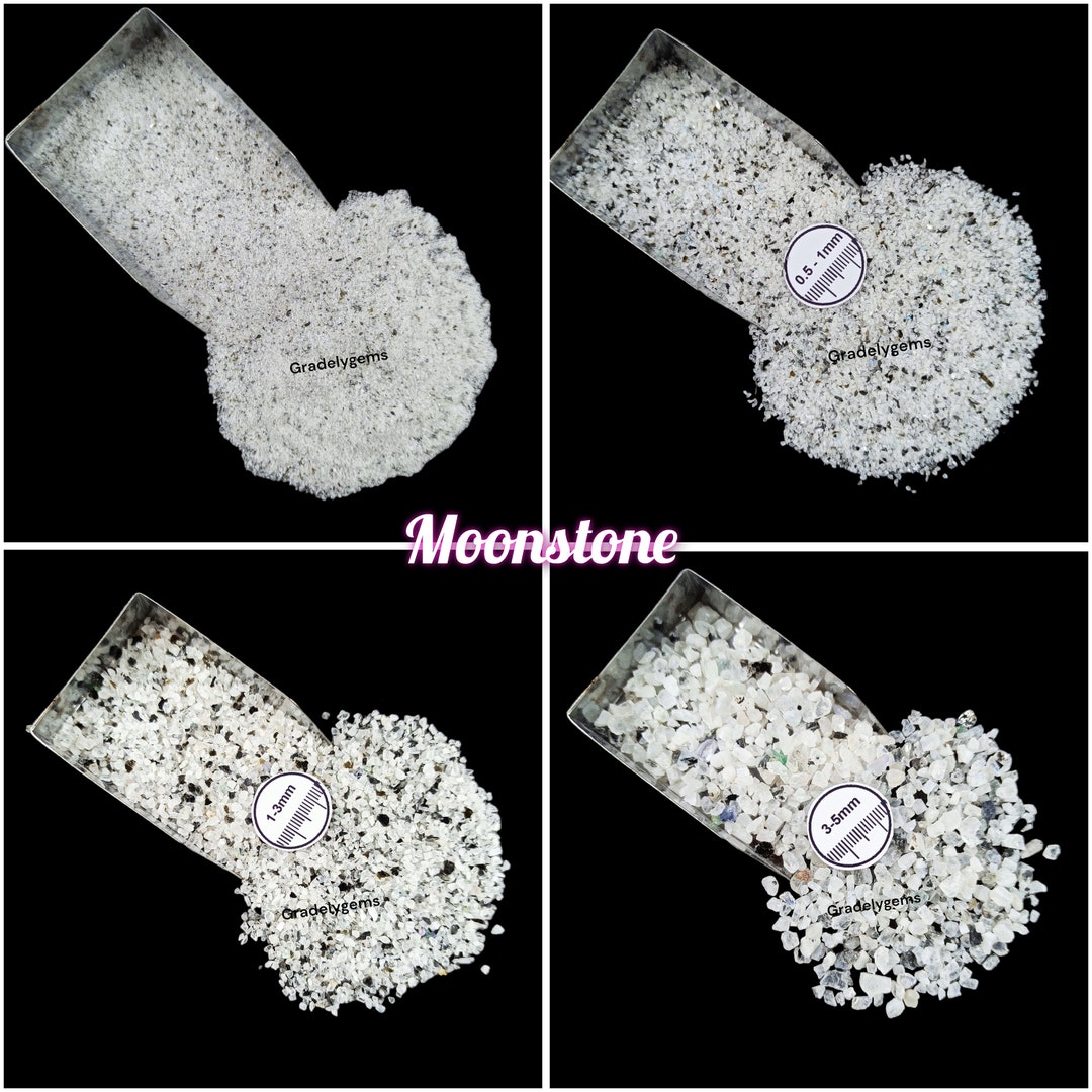 Moonstone Birthstone Crushed Powder - June's Ethereal Glow for Artistic ...