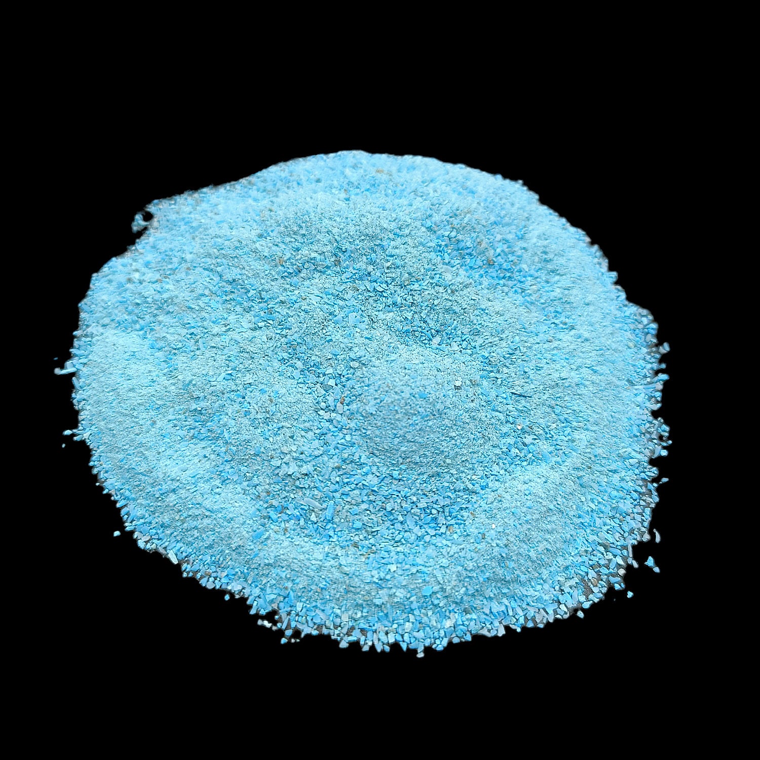 Turquoise Crushed Raw Stone Powder, Sky Blue Crushed Powder Great for ...
