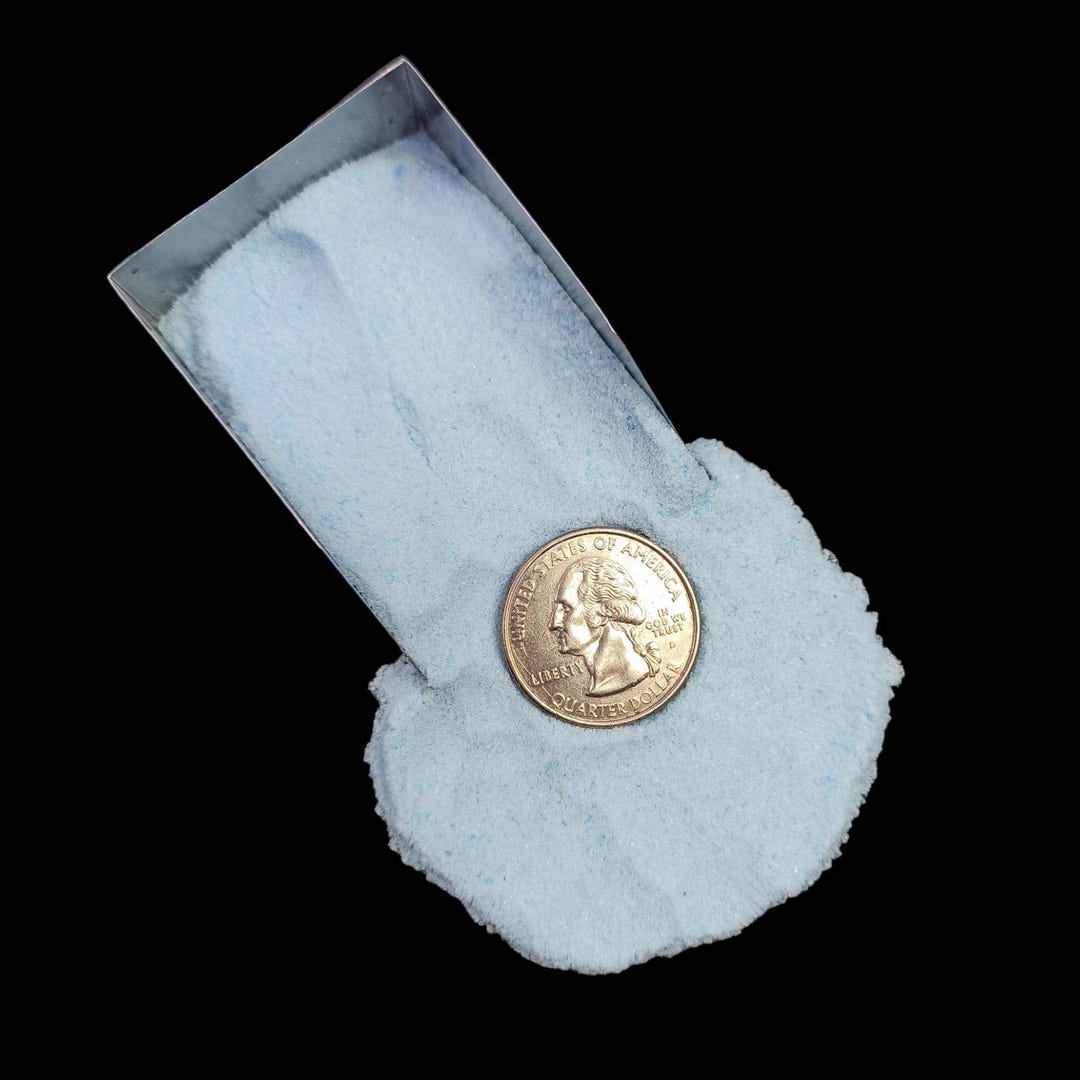 Sky Blue Quartz Crushed Fine Dust Sand Powder for Jewelry Making ...