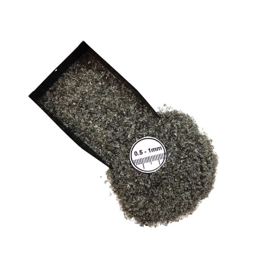 Crushed Black Obsidian Gemstone Powder 0.5-1mm - Crushed Powder ...