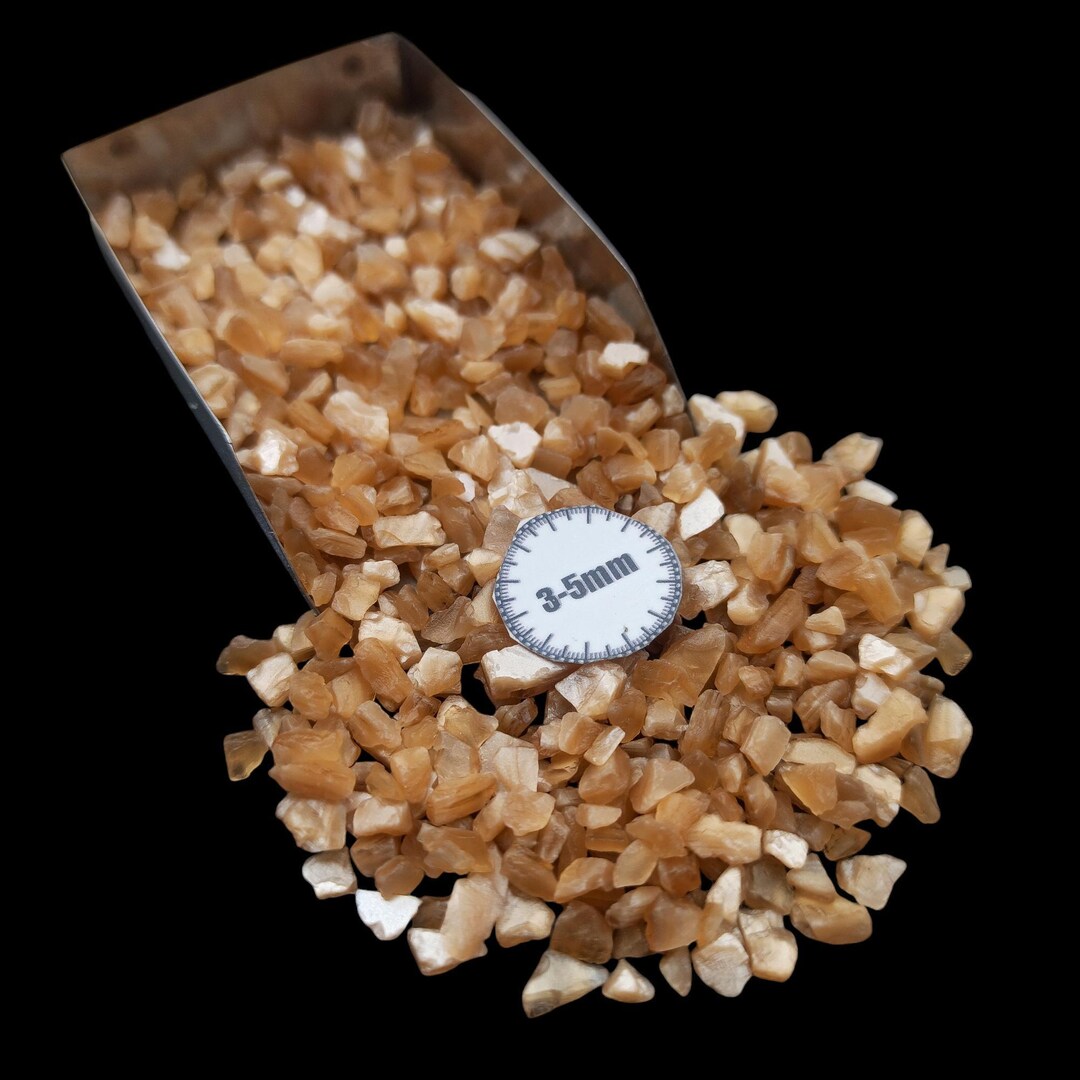 Lustrous Peach Opal Effect Acrylic Crushed 3-5mm Powder for Bold Inlay ...
