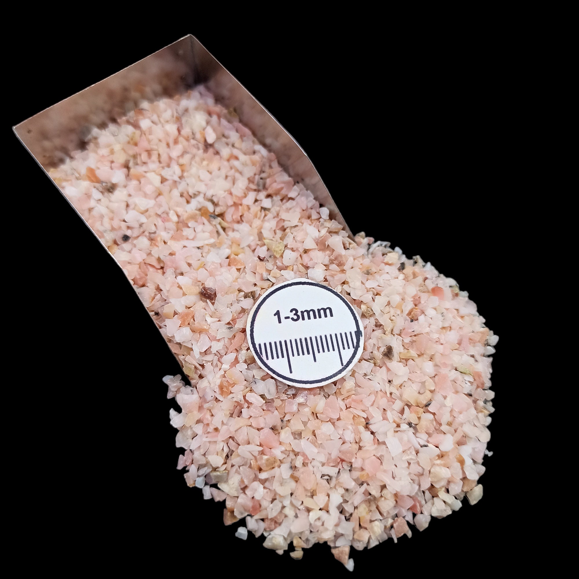 Coarse Gemstone Pink Opal Coarse Powder 1-3mm Ring Inlay Resin Art Use ...