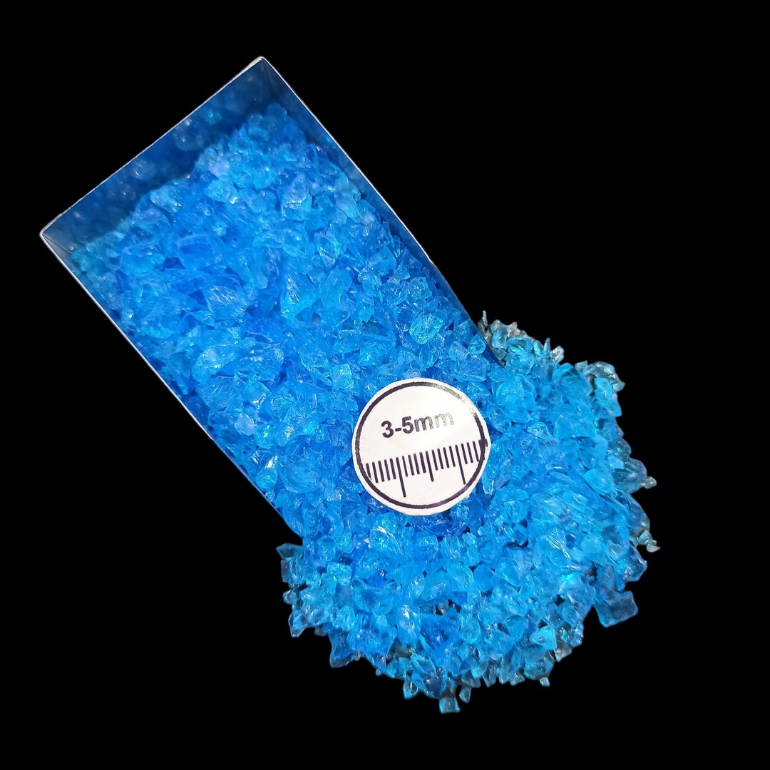 Elevate Your Crafts With Sky Blue Hydro Quartz Gemstone Crushed Coarse ...