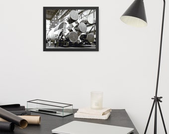 S-1C Stage Erected for Final Assembly of Apollo 8 Saturn V Spacecraft ...