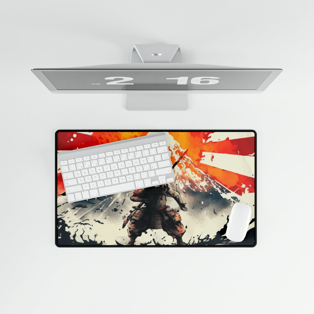 Hinomaru Japanese Flag Fujisan Samurai Mouse Pads / Desk Mats Buddhist ...