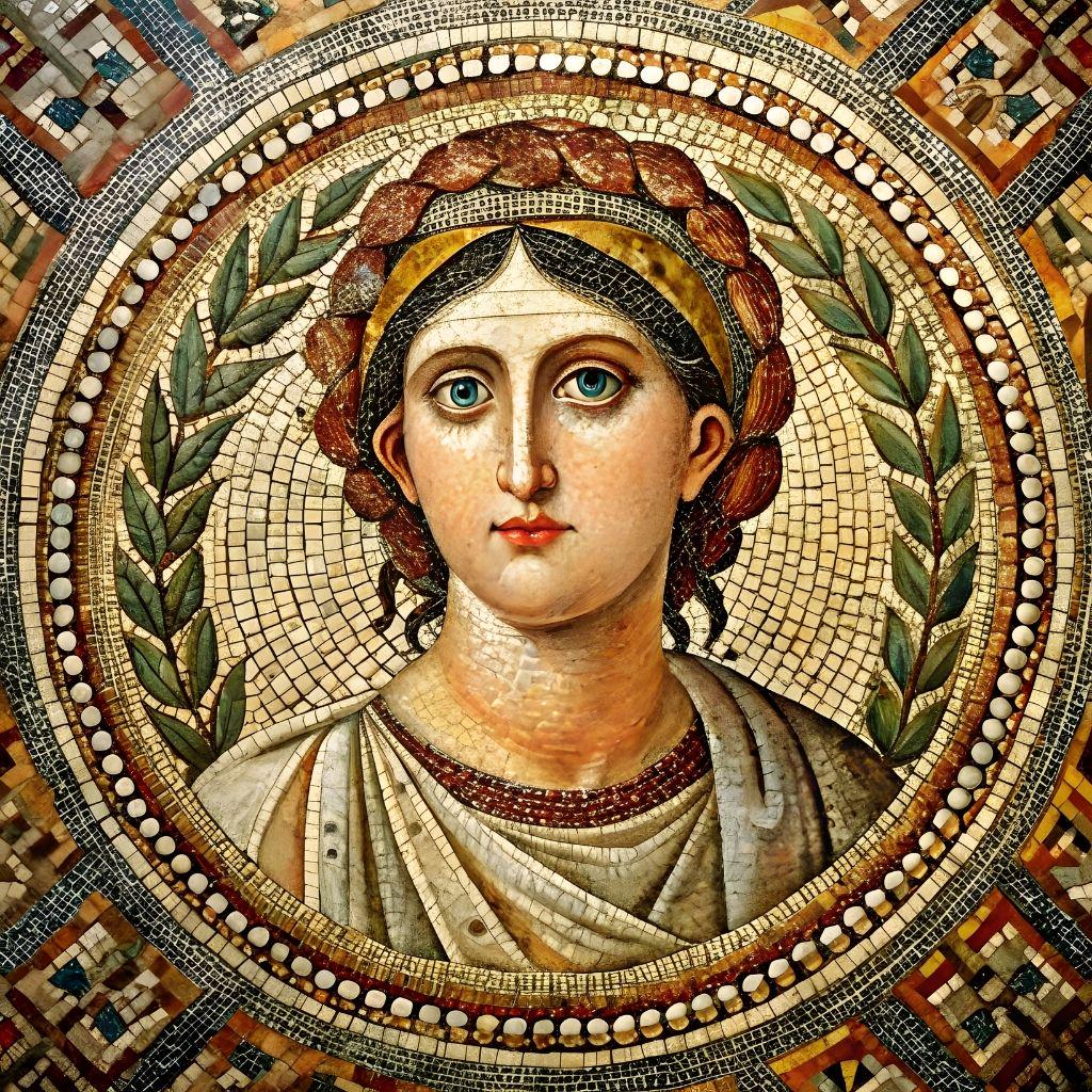 Ancient Rome Mosaic Clipart, 15 High Resolution Jpgs, Roman Emperor Art ...