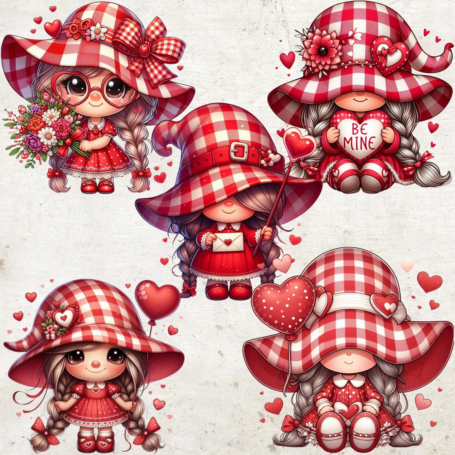 10 Cute Valentine Girl Clipart Cute Girl Clipart Png, Valentine's Day ...