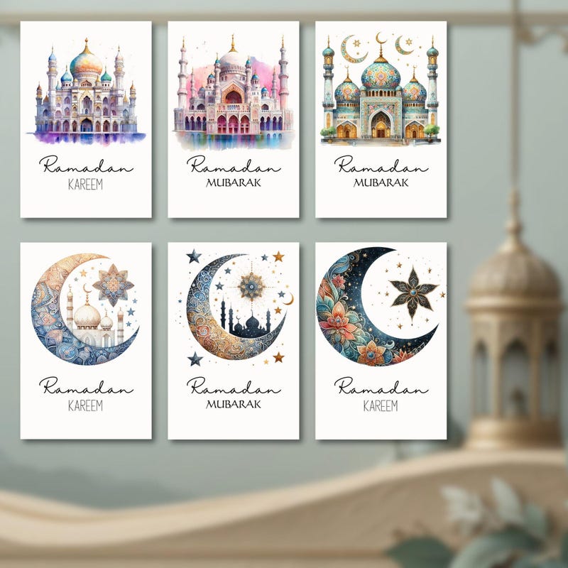 Ramadan Kareem Card Design - Etsy