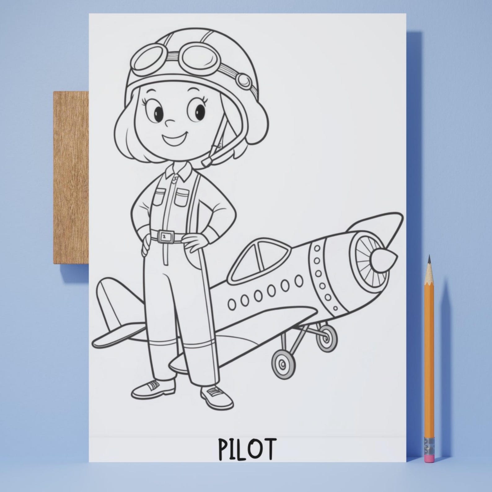 Occupations Coloring Book: 25 Professions, Fun Learning (PDF Download ...
