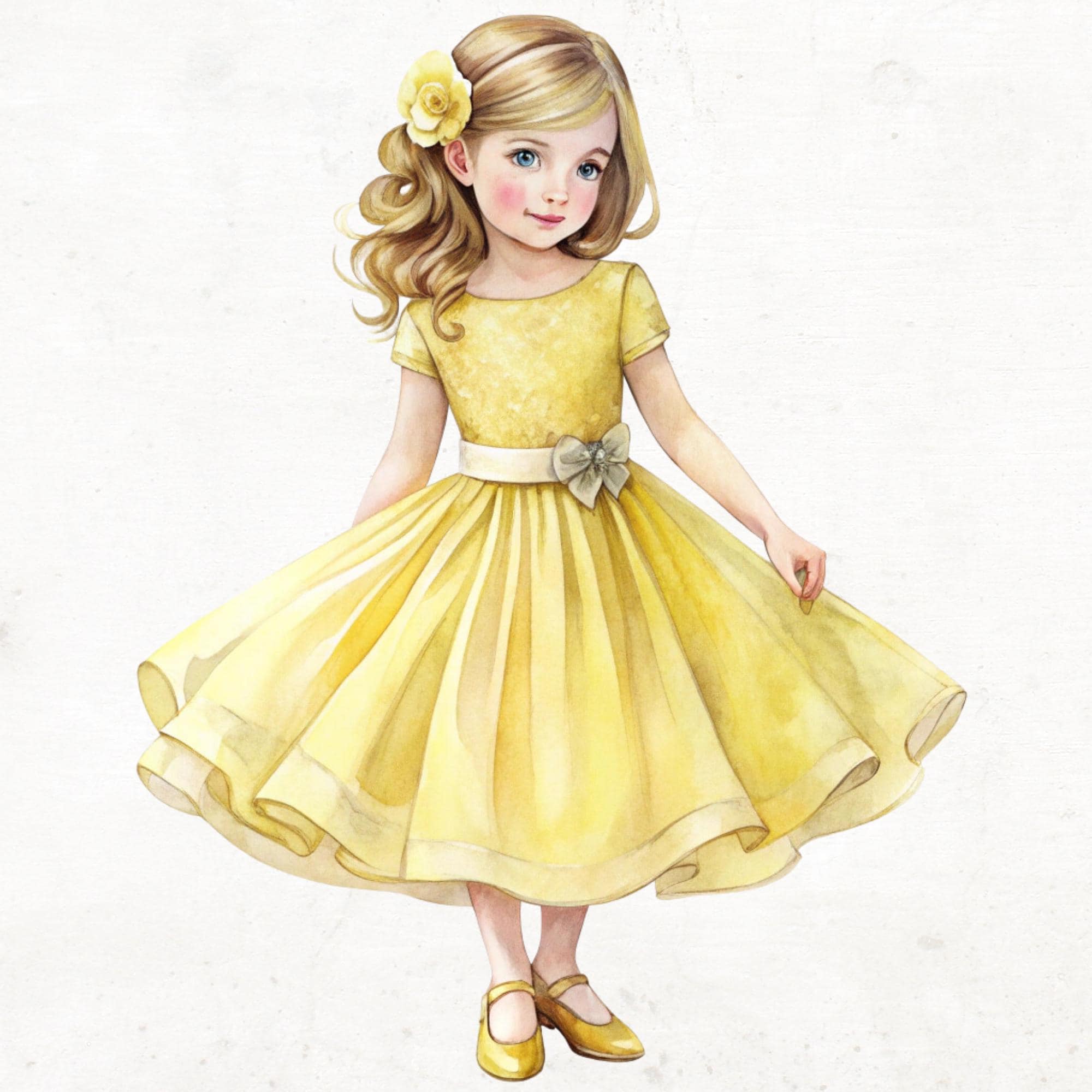 28 Watercolor Young Girl Png Clipart, Cute Girl Clipart, Young Girl Png ...