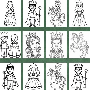 40 Cute Princess Coloring Pages for Kids Homeschool Printable Toddlers ...