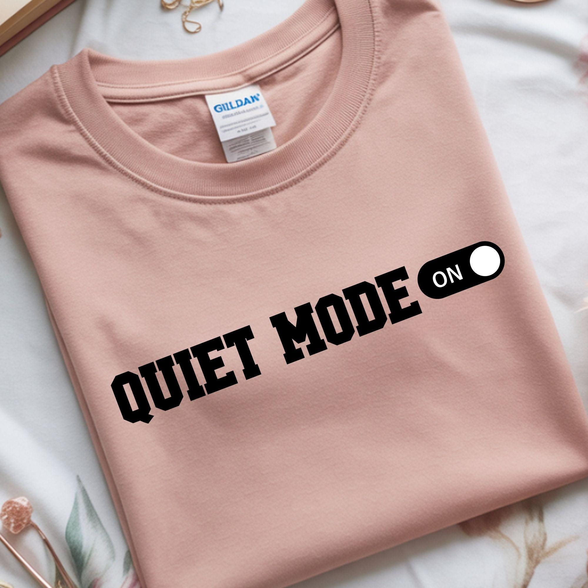 Quiet Mode on SVG and PNG, Black & White Variations, Commercial Use - Etsy