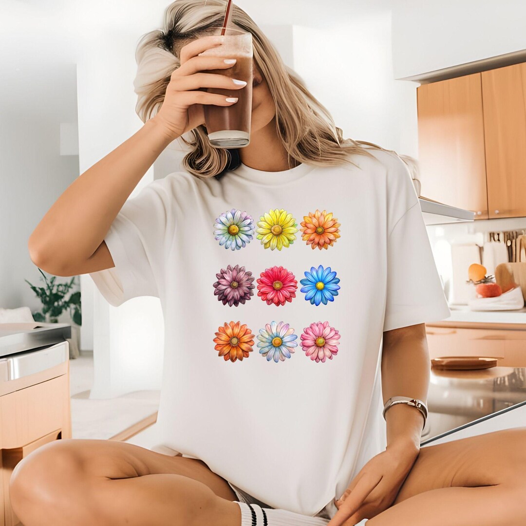 Spring Summer PNG, Retro Floral Png, Boho Summer Shirt Design PNG ...