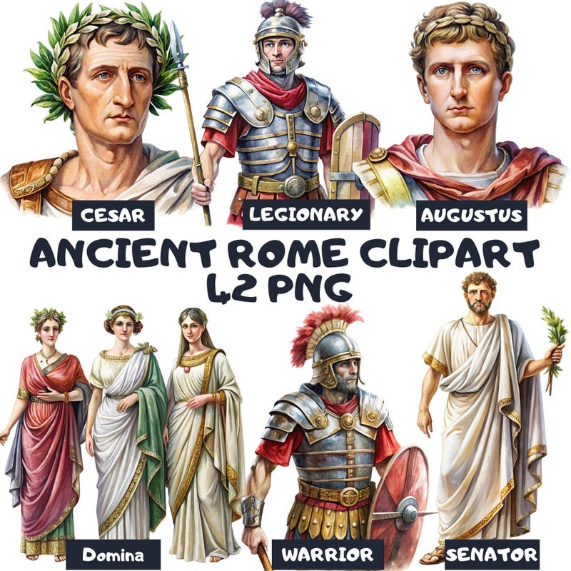 Rome Clipart - Etsy