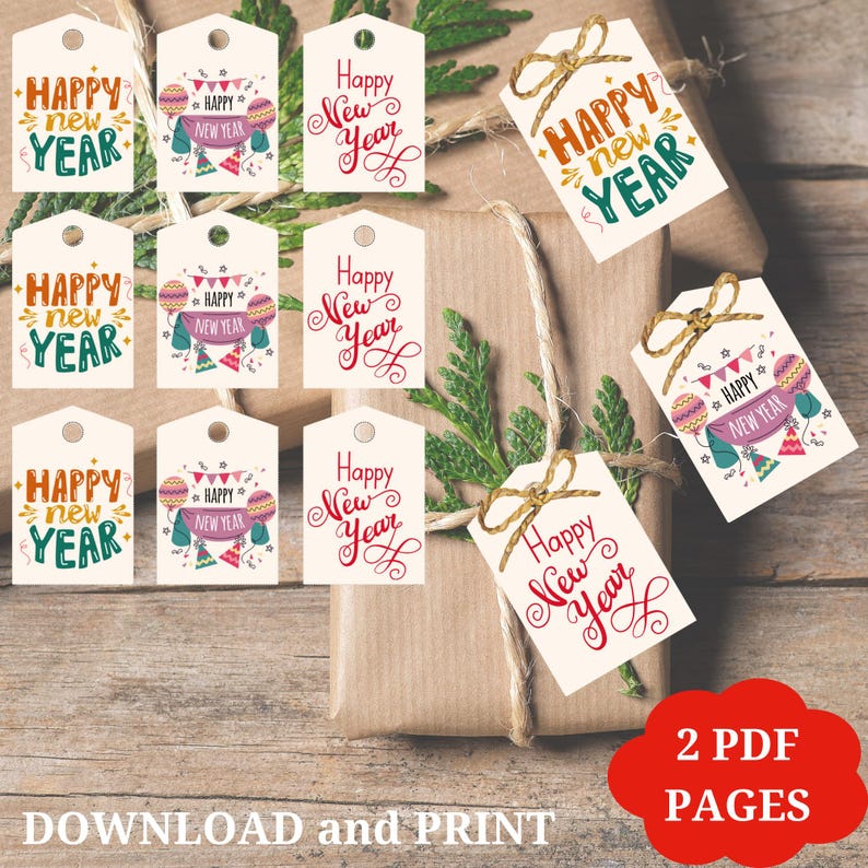 Printable Christmas Gift Tags Merry Christmas Gift Tag Printable ...
