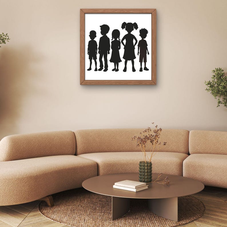 Kids Silhouette SVG Bundle: Boys & Girls Cricut Cut Files (digital ...