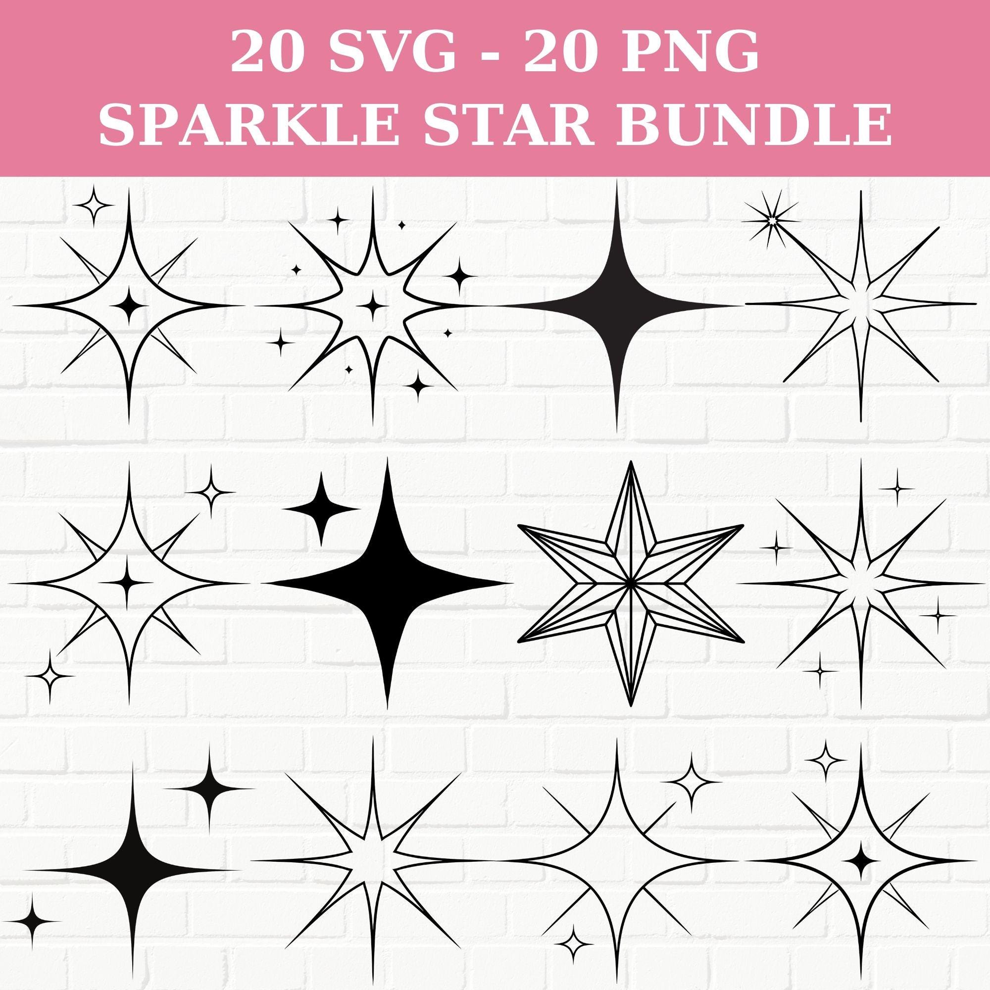 Sparkle SVG Bundle, Sparkle PNG Bundle, Star SVG, Starspng, Sparkle ...