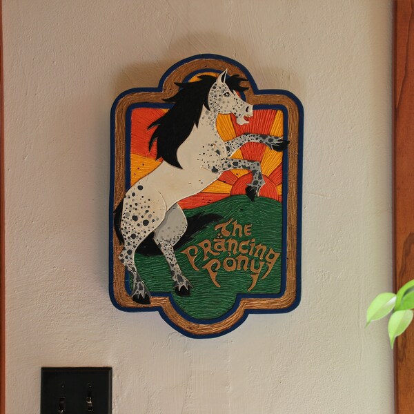 The Prancing Pony Sign - Etsy