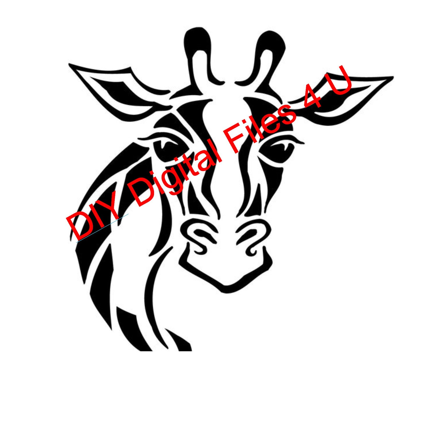 Giraffe Svg Digital File Cricut Silhouette Cnc Router Cnc File Cut Files Svg X Carve Cnc Router