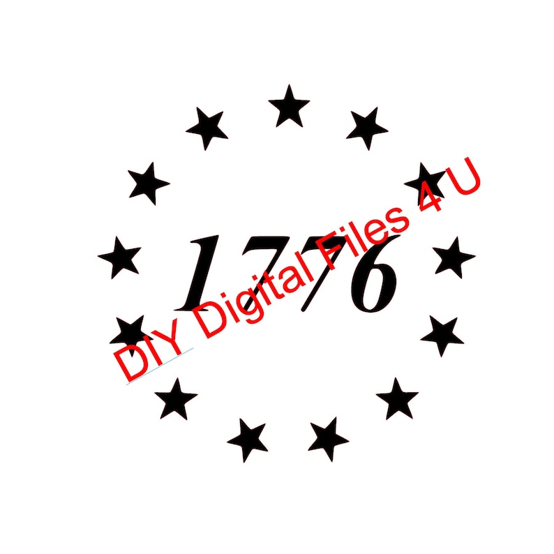 1776 Flag Union Svg Digital File Cricut Silhouette CNC Router CNC File ...