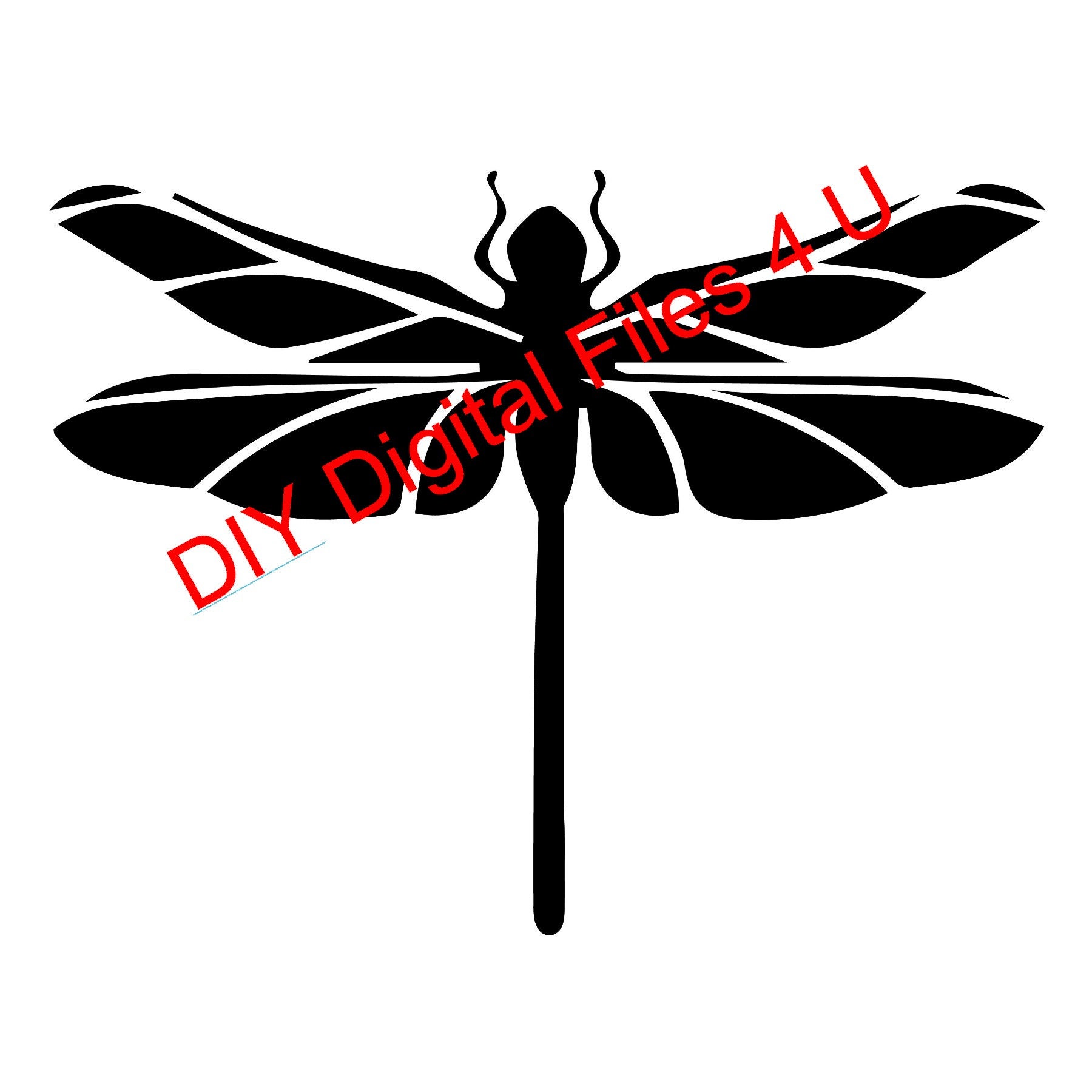 Dragonfly Svg Digital File Cricut Silhouette CNC Router CNC File Cut ...