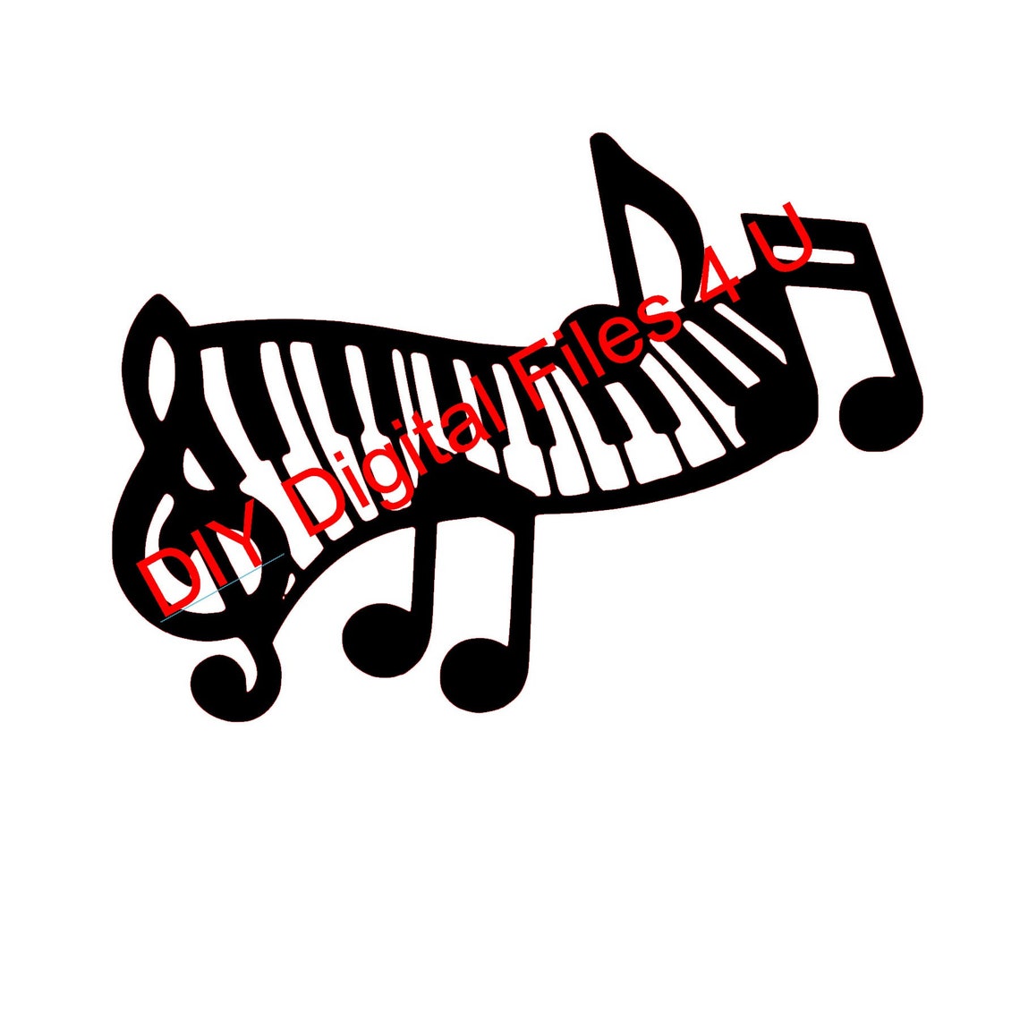 Music Notes Paino Music Svg Digital File Cricut Silhouette CNC Router ...