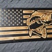 Largemouth Bass Wood Flag Sign Digital File Shapeoko Carbide Create CNC ...