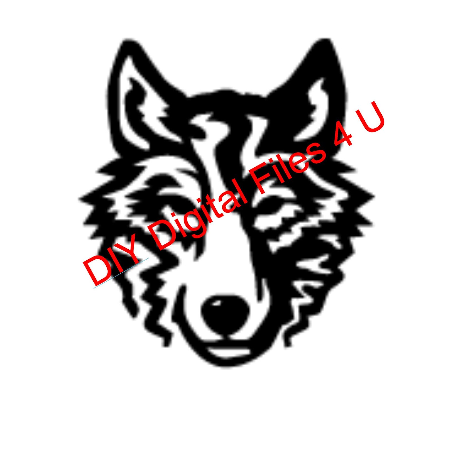 Wolf Head Svg Digital File Cricut Silhouette CNC Router Cut Files SVG X Carve Cnc Router ...
