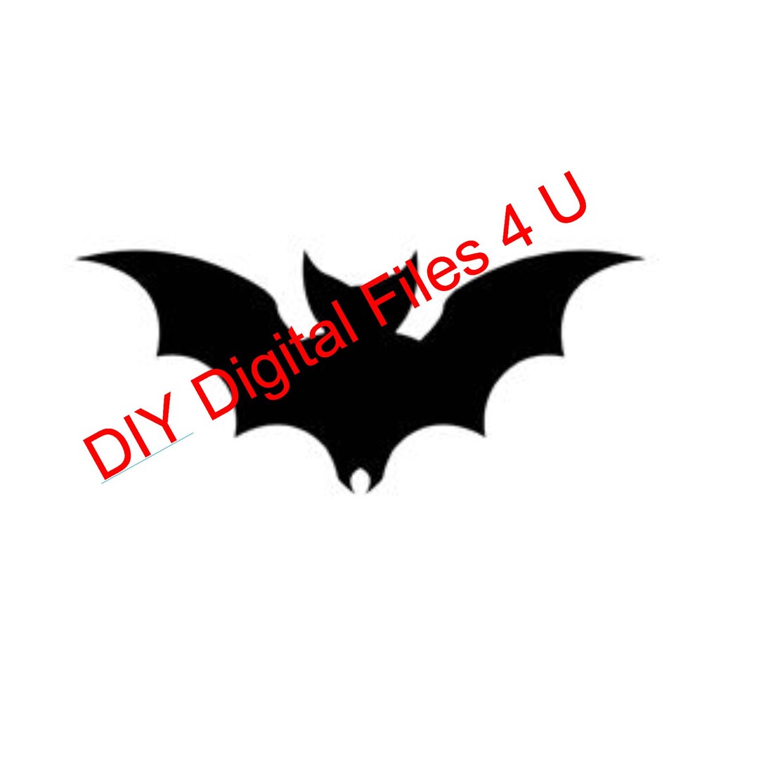 Bat Svg Digital File Cricut Silhouette CNC Router CNC File Cut Files ...