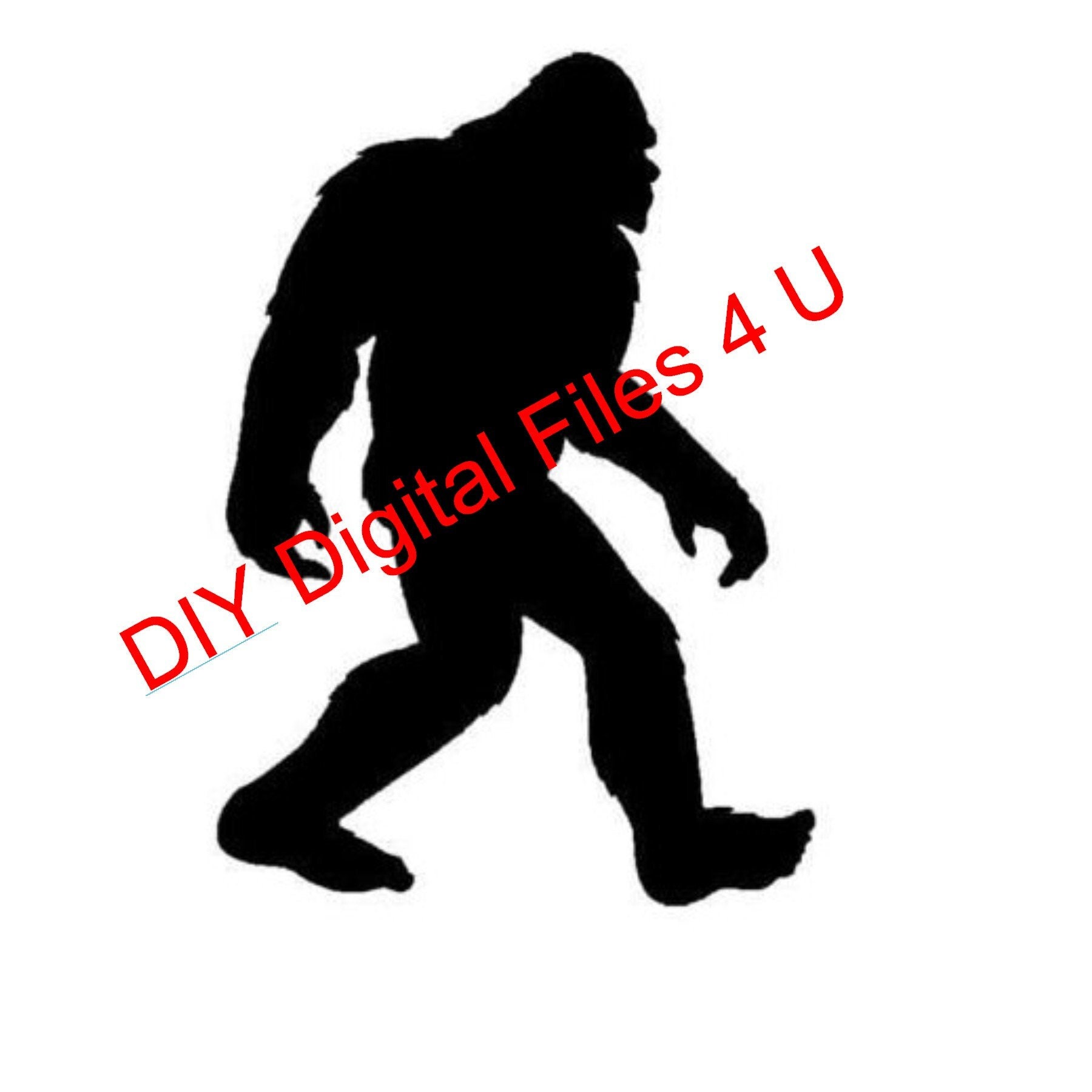 Yeti Bigfoot Svg Digital File Cricut Silhouette CNC Router CNC File Cut ...