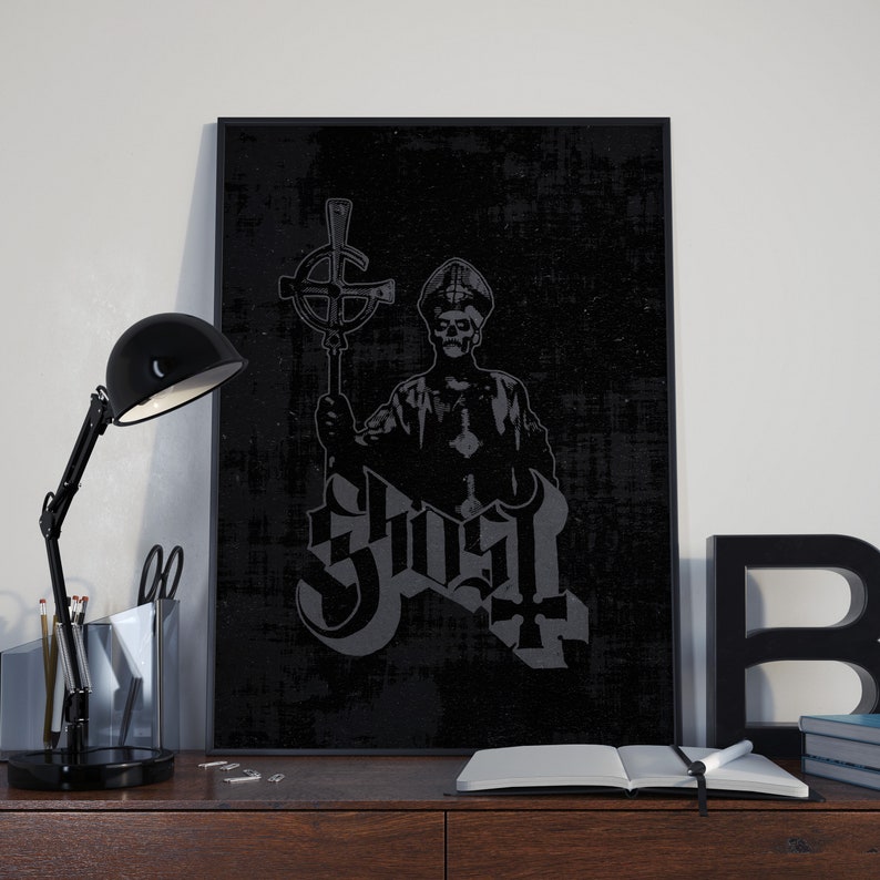 Ghost / Papa Emeritus / Metal / Rock / Poster / Vector Graphics ...